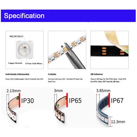 Mua Dải đèn Led Ws2812b 5v Rgb Dc5v Tiện Dụng Chất Lượng Cao Giá Rẻ Nhất Tecki Vn