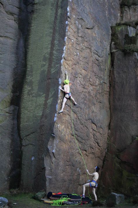 Climbers Scale A Rock Face NAKED After They Run Out Of Ideas For Fancy Dress The Sun