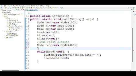 Linkedlist Operations Add First Element Add Last Element Add