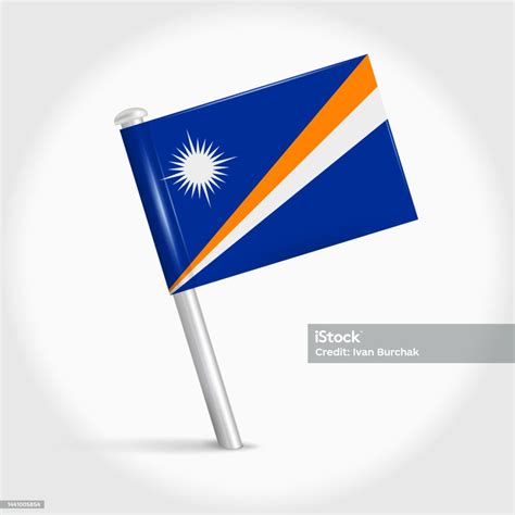 마샬 군도 지도 핀 플래그 3d 현실적인 벡터 일러스트 레이 션 3차원 형태에 대한 스톡 벡터 아트 및 기타 이미지 3차원 형태 각도 갇힌 Istock