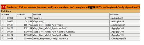 Magento 19 Call To A Member Function Extend Issue Magento Stack