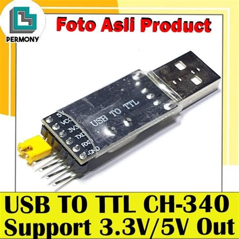 Jual Usb To Ttl Ch340 Module Adapter Programing Downloader