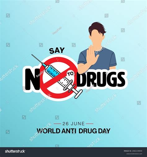 4 Hundred Say No Drugs Poster Designs Royalty Free Images Stock