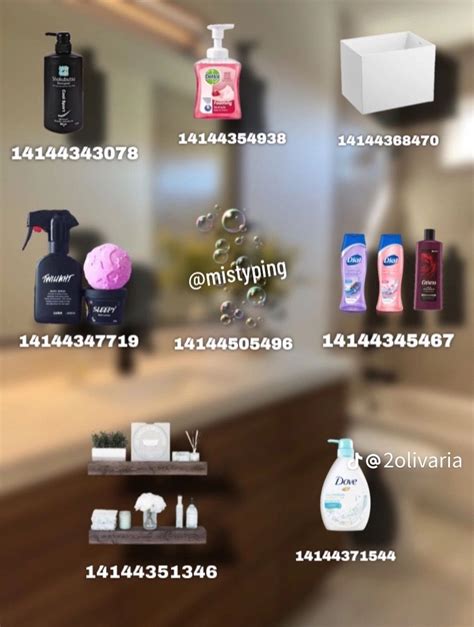 Bloxburg Bathroom Decal Codes