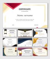 Certificate PowerPoint And Google Slides Templates