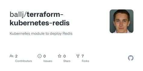 Github Balljterraform Kubernetes Redis Kubernetes Module To Deploy