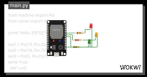 Micropython Traffic Lights Wokwi Esp32 Stm32 Arduino Simulator Micropython Traffic Lights Wokwi Esp32 Stm32 Arduino Simulator