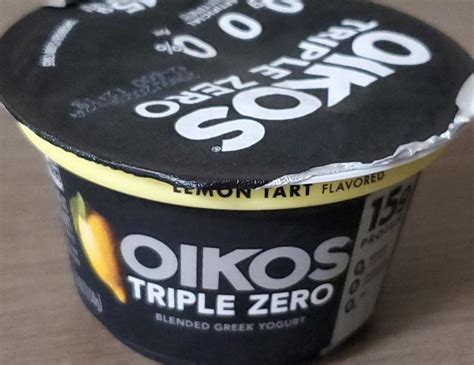 Oikos Triple Zero Lemon Tart Kalorie Kj I Wartości Odżywcze