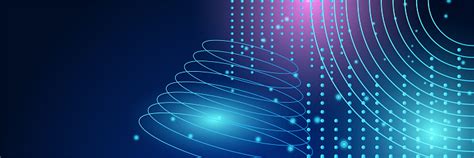 추상 네온 스타일 블루 와이드 배너 디자인 배경 짙은 파란색 기술 기하학적 배경을 가진 추상적인 3d 배너 디자인 벡터 일러스트레이션 0명에 대한 스톡 벡터 아트 및 기타