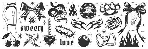 Aesthetic Stickers Vector Images Over 5 600