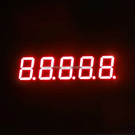 OEM 5 Digit 7 Segment Led Display Customized Factory Supplier Manufacturer
