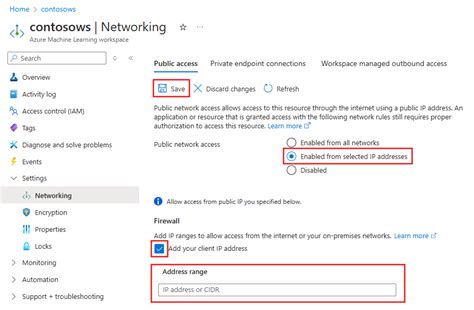 프라이빗 엔드포인트 구성 Azure Machine Learning Microsoft Learn