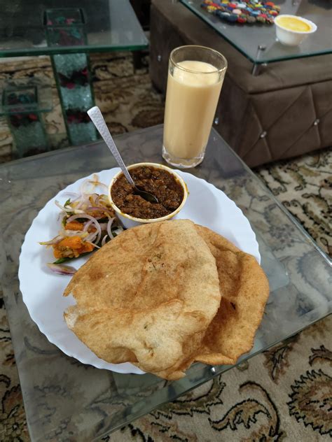Chole Bhature With Mango Lassi Sleeping Pills Good Night Rdelhi