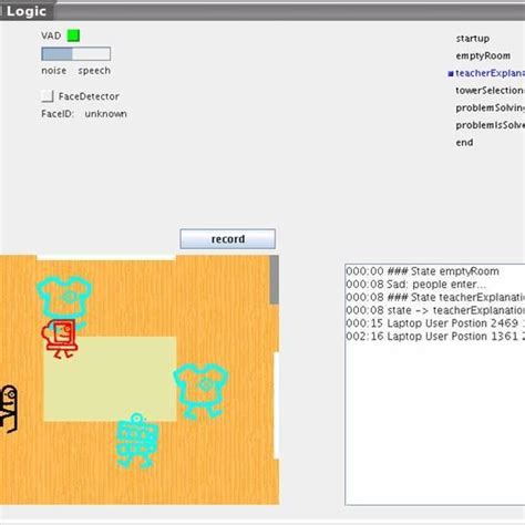 Gui Of The Central Logic Software That Receives The Information Of All