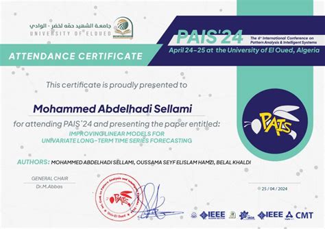 Mohammed Abdelhadi Sellami On Linkedin Longtermtimeseriesforecasting