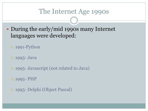 Ppt Programming Languages Powerpoint Presentation Free Download Id5523173
