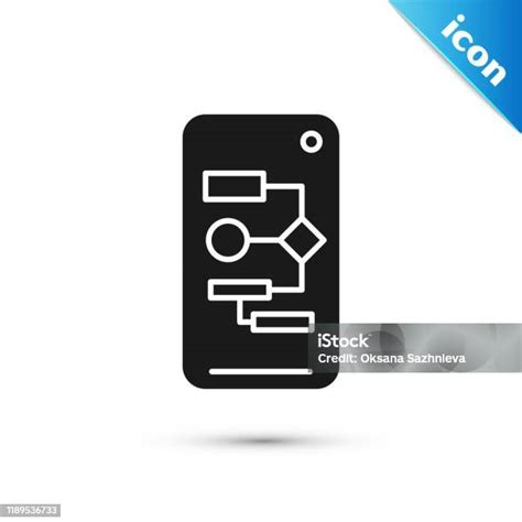 흰색 배경에 격리된 검정 알고리즘 아이콘입니다 인공 지능 컬렉션에서 알고리즘 기호 디자인 벡터 일러스트레이션 0명에 대한 스톡