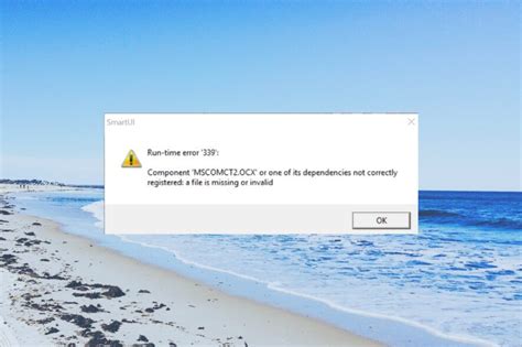 what is runtime error 339 and how to quickly fix it