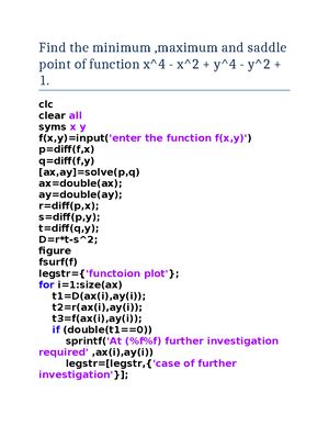 Plotting Curves Notes Matlab Plotting Curves Aelfric Valan Raj 24BCE5360 Plotting X