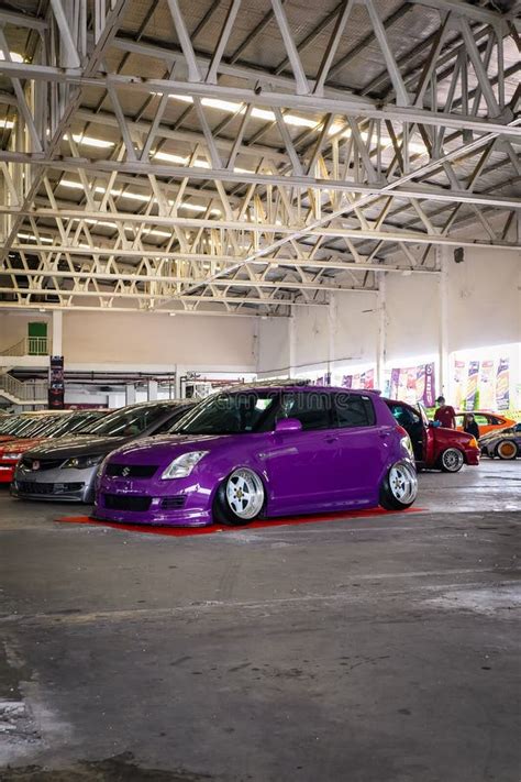 Purple Suzuki Swift Hatchback Editorial Image Image Of Modified Version 368197525