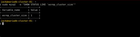 How To Run MariaDB High Availability Cluster Using Galera Atetux