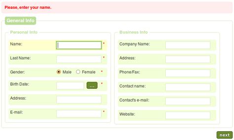 Styling Form Themes Joomla Crosstec