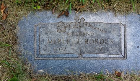merle jacob borden 1902 1987 homenaje de find a grave