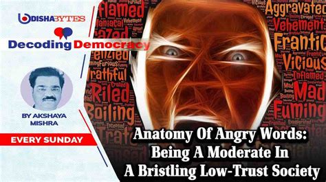 Anatomy Of Angry Words Being A Moderate In A Bristling Low Trust Society Odishabytes