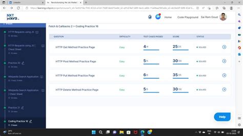 Day58 Ccbp Ccbpian Nxtwave 100daysofcodechallenge Sairam Goud Devarakadra