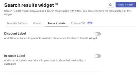 Search Results Widget Documentation Woocommerce