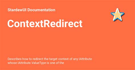 Contextredirect Stardewui Documentation