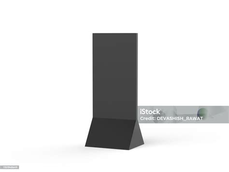 자유로운 서 있는 물결 모양 선전용 전시 판지 현대 전시 선반 마분지 팝 스탠 디 모의 3d 삽화 0명에 대한 스톡 사진 및 기타 이미지 Istock