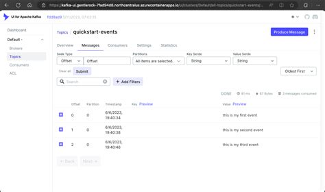 Tutorial Create And Use An Apache Kafka Service For Development Azure Docs
