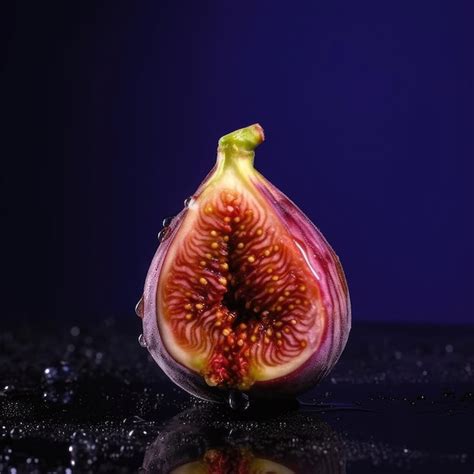 Premium Ai Image Fig Fruit With Studio Background