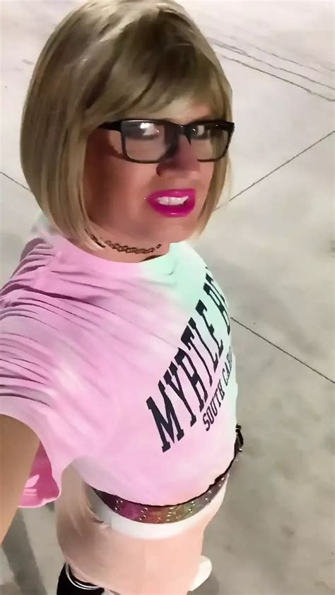 Outdoor Sissy 2 Vids Slutty Yoga Shorts Long Ish T Shirt Daring Sexy