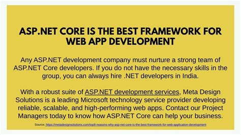Ppt Top 8 Reasons Why Core Is The Best Framework For Web