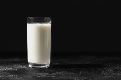 Premium Photo Glass Of Milk On Table Close Up