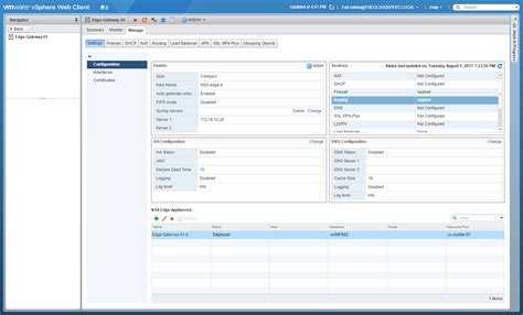howto configure vmware nsx with dynamic routing ospf