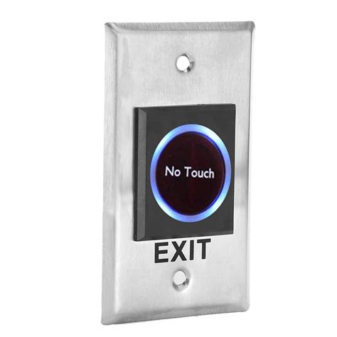 Exit Button Switch Push To Exit Button Switch Infrared Sensor LED Colors Indication