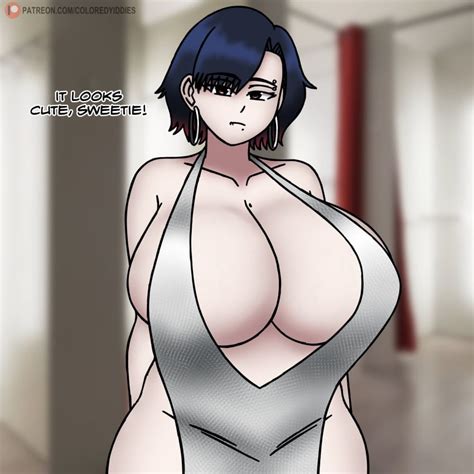 Rule 34 Big Breasts Blue Hair Breasts Bigger Than Head Coloredyiddies