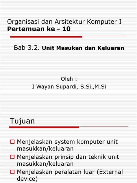 Modul Input Output Pdf