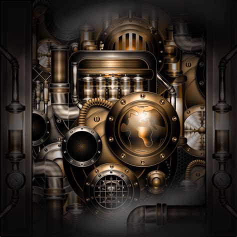 Steampunk Machine By Illustratorg On Deviantart