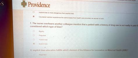 Solved Implicit Bias Is More Dangerous Than Explicit Bias Caucasian