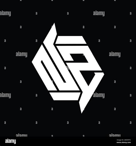 Nz Logo Monogram Hexagon Modern Abstract Shape Vector Images Design