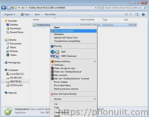 Ghost Windows Bằng OneKey Ghost Kiến Thức IT