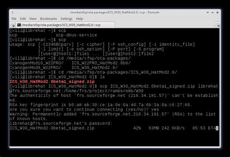 用scp、rsync快速上传文件到sourceforge librehat的部落格