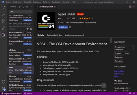 C64 Assembler Programmierung Entwicklungsumgebung Technology Blog