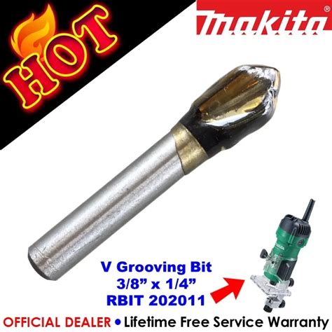 Makita V Grooving Bit 38” X 14” Rbit 202011 Lazada Ph