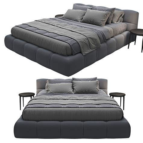 Tufty Bed Bb Italia 3d Model Cgtrader