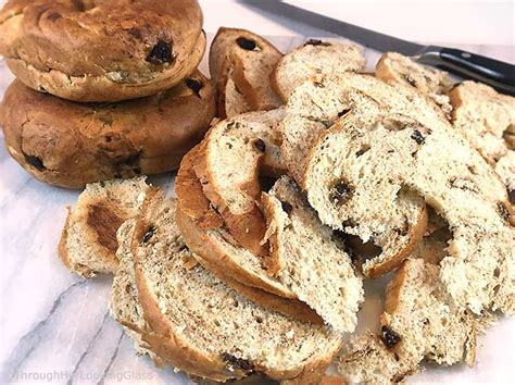 Crispy Cinnamon Raisin Bagel Chips Recipe Through Her Looking Glass